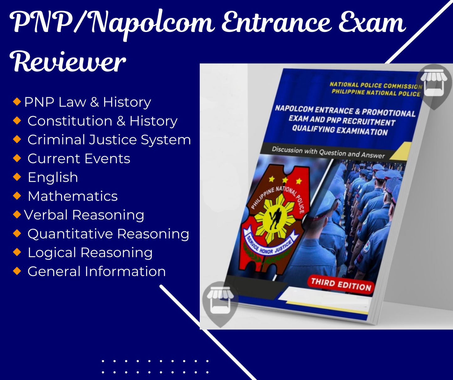 PNP / Napolcom Entrance Exam Reviewer – Academy Bookstore