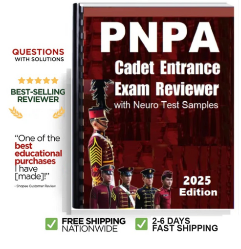 PNPA Entrance Exam Reviewer 2025 Edition – Academy Bookstore