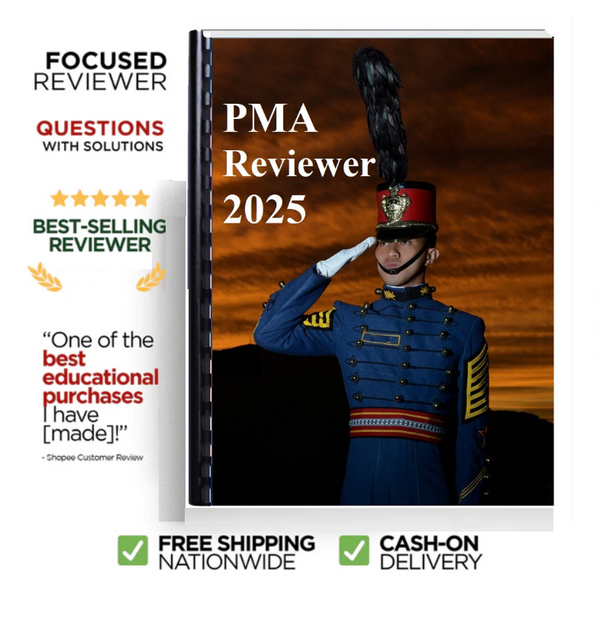 PMA Entrance Exam Reviewer 2025 Edition – Academy Reviewers Bookstore