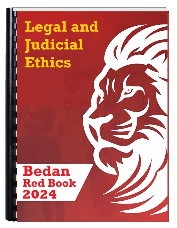 San Beda Red Book 2024 Bar Reviewer in LEGAL AND JUDICIAL ETHICS ...