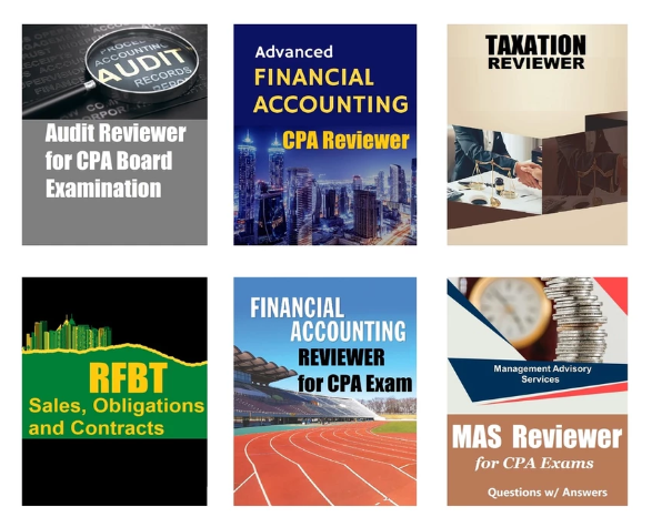 CPA Board Exam Complete Reviewer (6 Books) - Questions and Answers wit ...