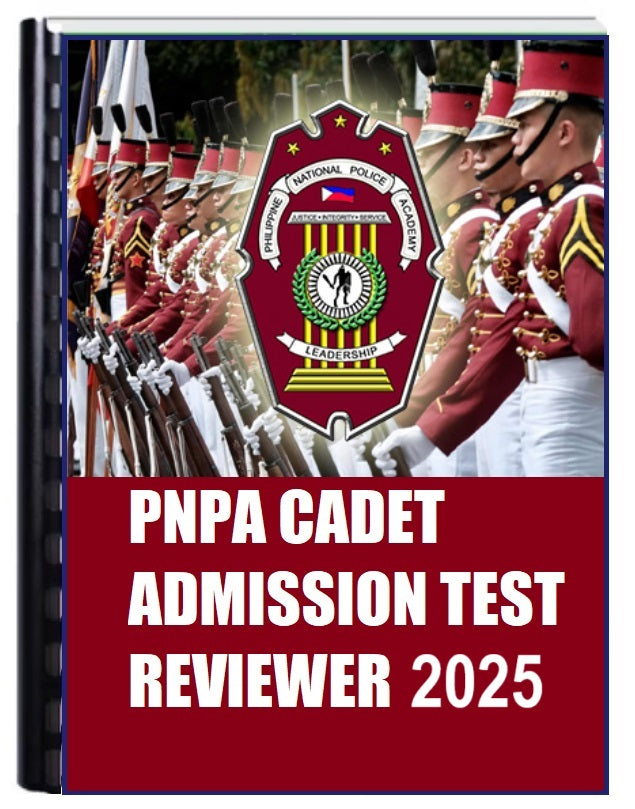 PNPA Cadet Entrance Exam Reviewer 2025 – Academy Bookstore