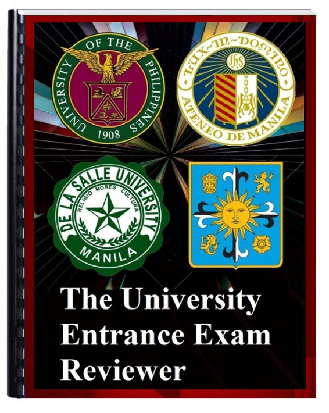University Entrance Exam Reviewer – Academy Bookstore