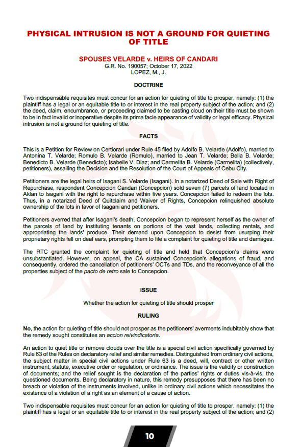 San Beda Case Digest 2024-25 Bar Exam Reviewer – Academy Bookstore